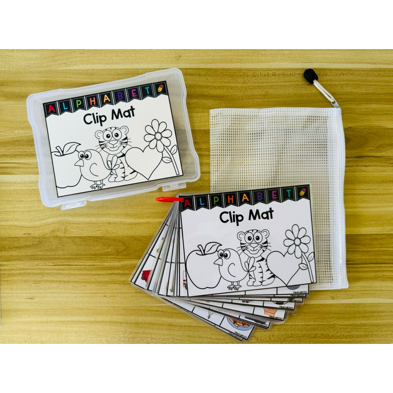Alphabet Clip Mat Activity | Shopee Philippines