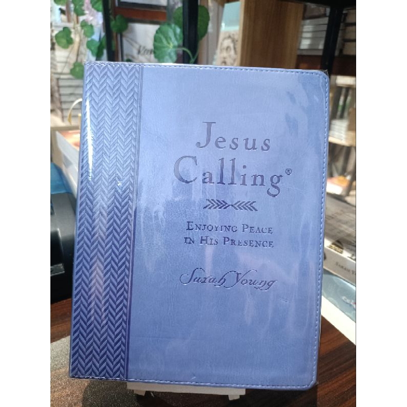 JESUS CALLING: NOTE-TAKING EDITION by SARAH YOUNG (LEATHERSOFT/PURPLE) | Shopee Philippines