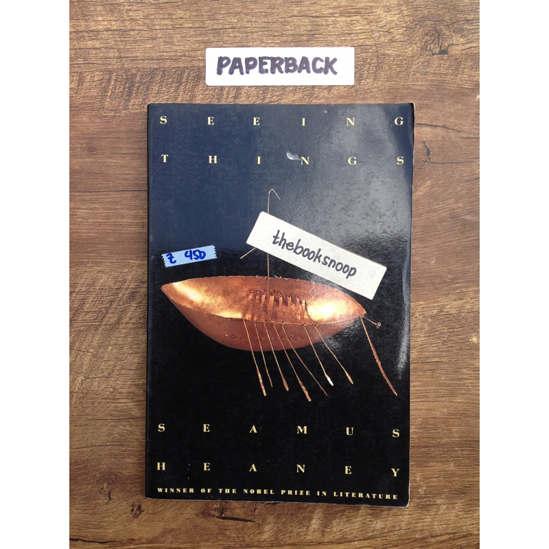 Seeing Things by Seamus Heaney poetry nobel prize literature | Shopee ...