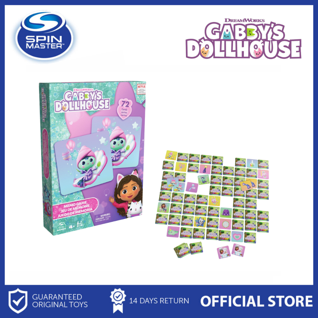 Gabby's Dollhouse Card Game in Vertical Box | Shopee Philippines