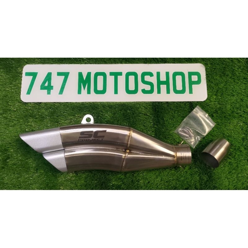 Muffler Dual Pipe Slipper for Universal | Shopee Philippines