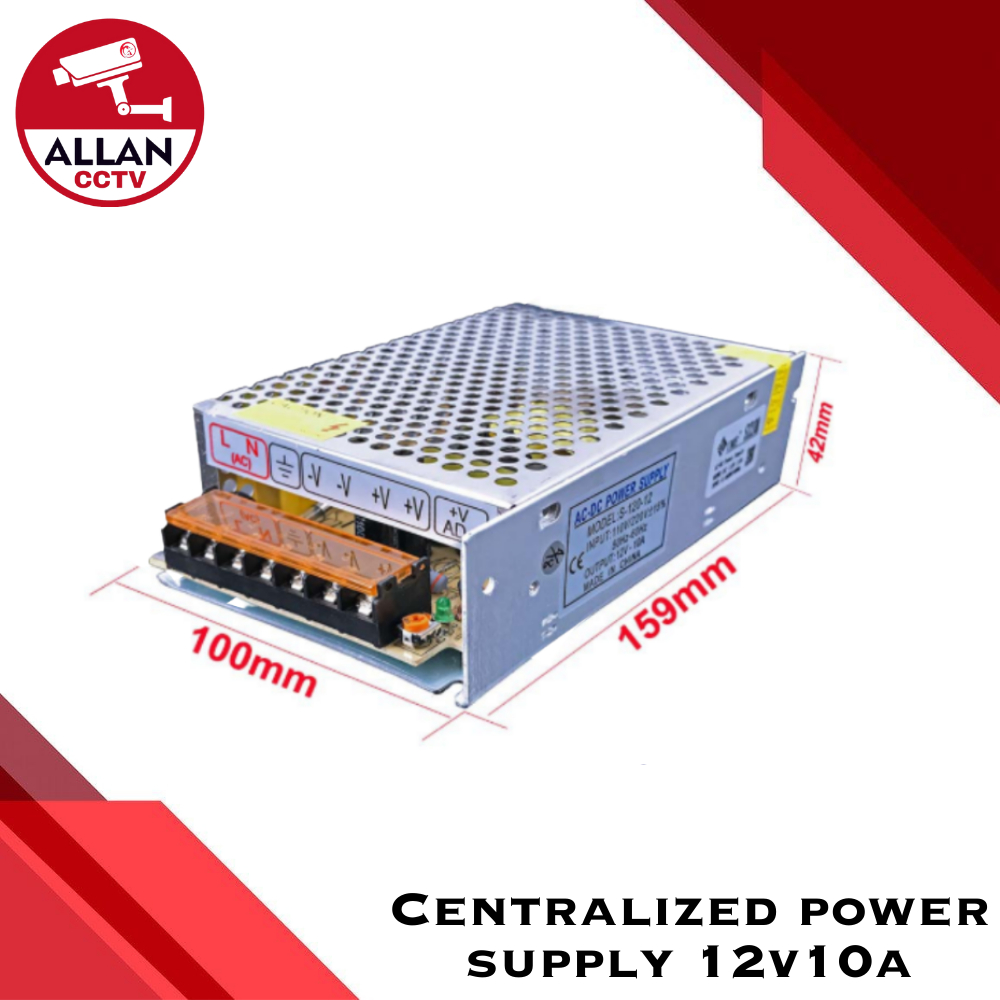 Allan CCTV 12V10A Power Supply for Led Sign Signage | CCTV POWER SUPPLY ...