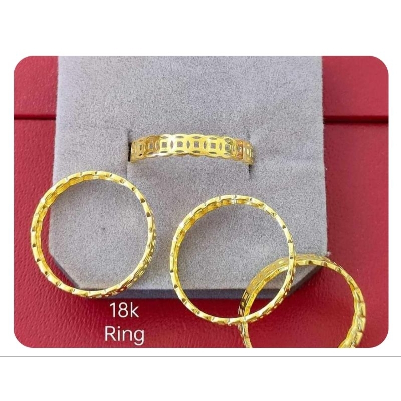 18K Saudi Gold Money Catcher Ring | Shopee Philippines