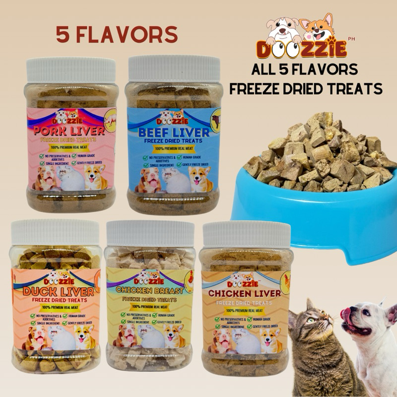 Doozzie Freeze Dried Treats for Dogs and Cats 80g | Shopee Philippines