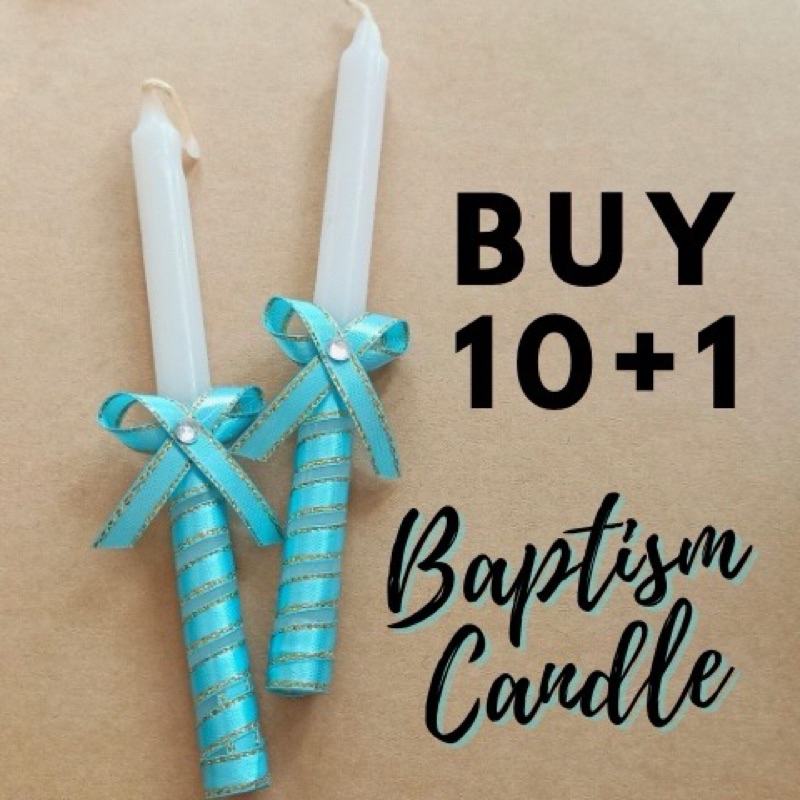 Christening Candle Debut Candle (you can also request color) | Shopee ...