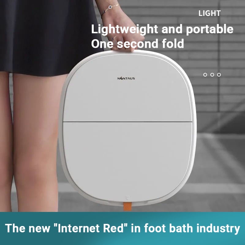 Foldable Foot Spa Foot Bath Massager With Heat Bubbles Automatic