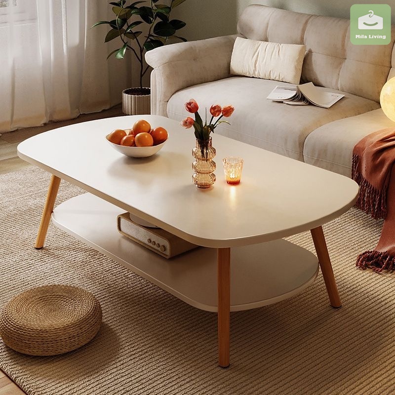[80*40CM] COD 2-Tier Living Room Table Center Table Minimalist Tea ...