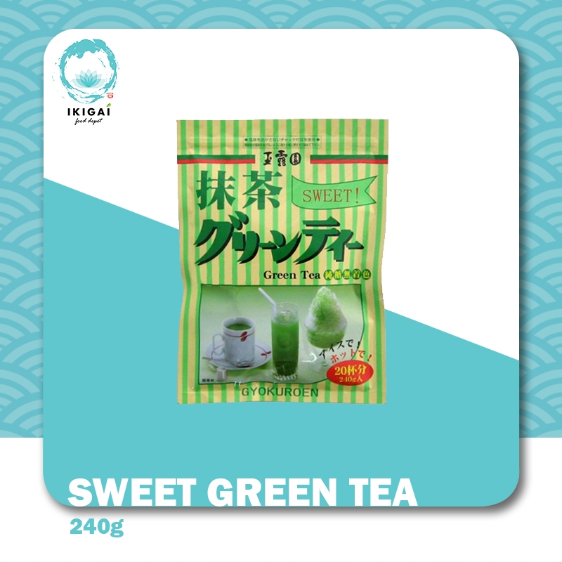 GYOKUROEN Matcha Green Tea Powder Sweetened 240G | Shopee Philippines