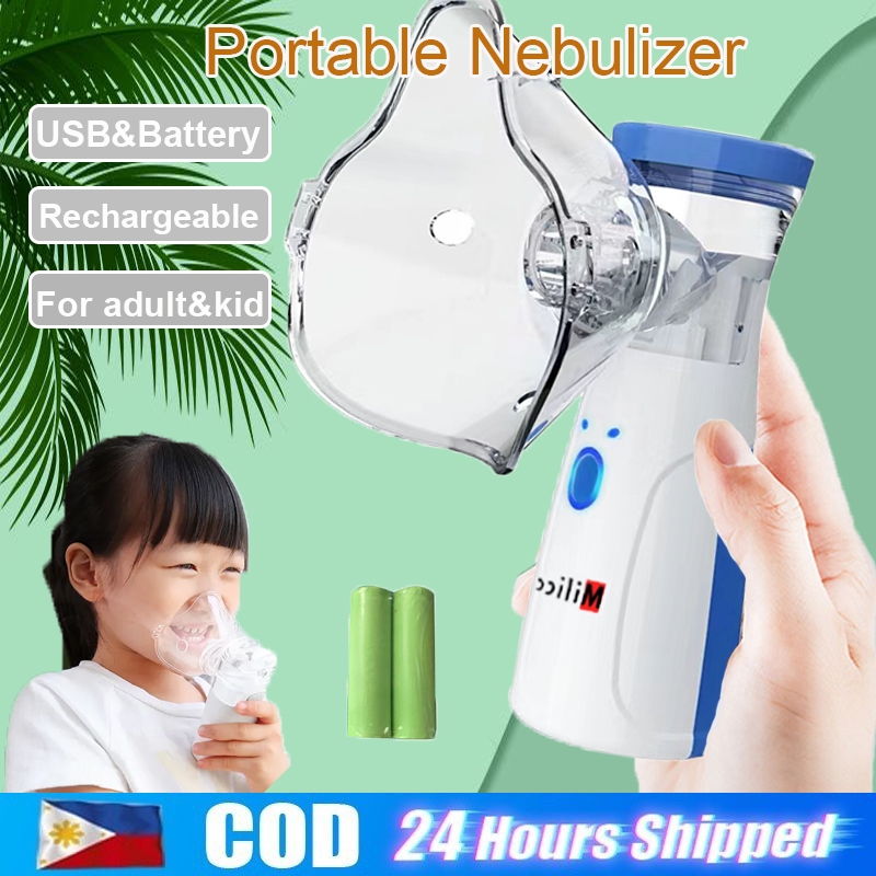 Portable Nebulizer Machine Rechargeable Inhaler Handheld Nebulizer For ...
