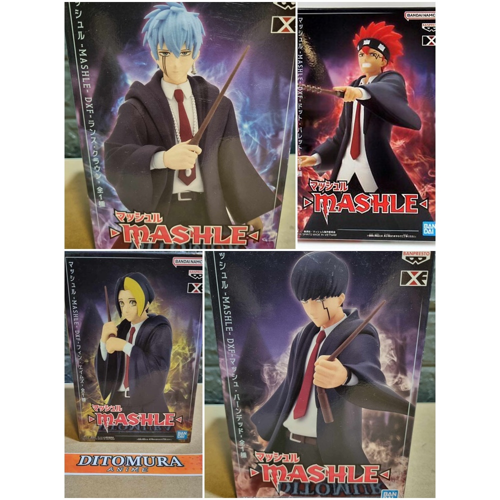 Mashle Finn Dot Mash Lance DXF Banpresto Authentic Figure | Shopee ...