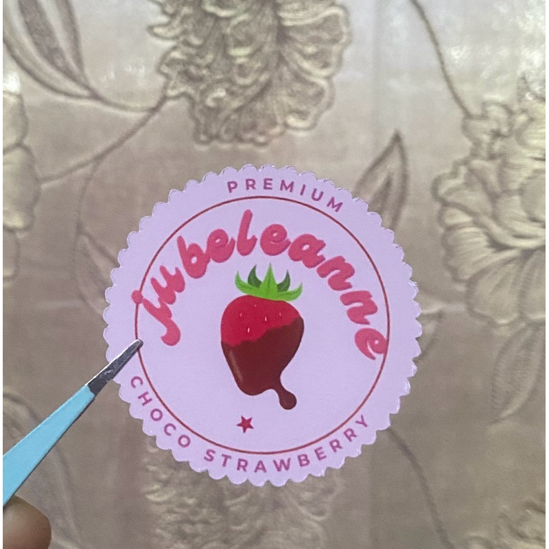 Logo Sticker 1x4.5 inches sticker 50 pcs | Shopee Philippines