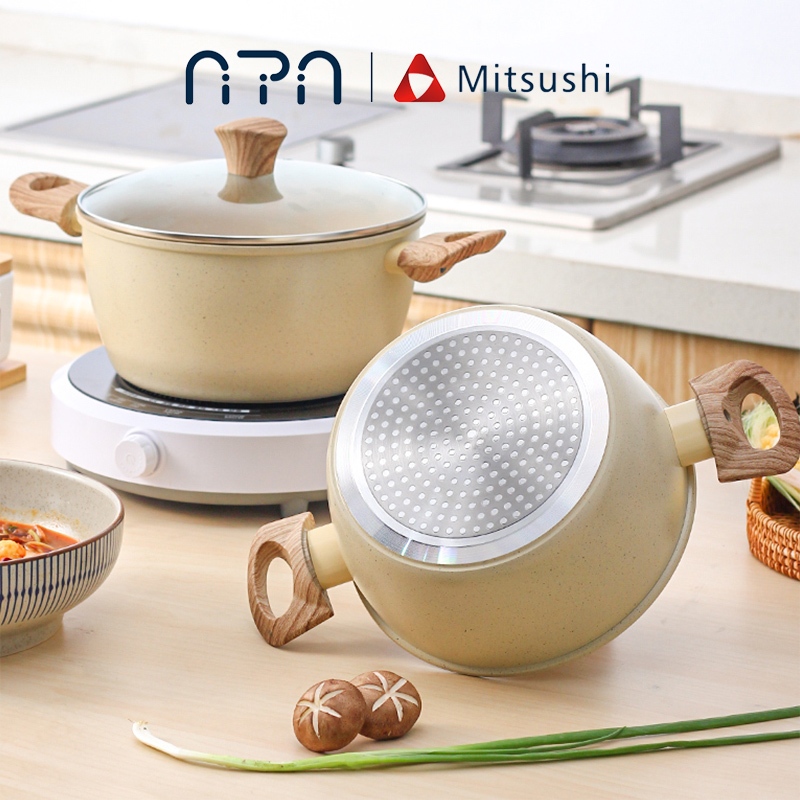 Nipiin Non Stick Pot Soup Pot Medical Stone Stew Pot Casserole Sauce ...