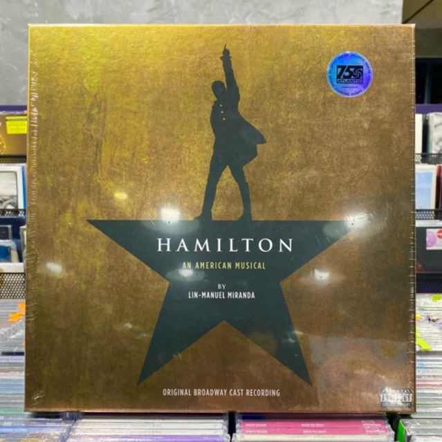 OST Hamilton Original Broadway Cast Recording Black 4LP Vinyl | Shopee ...