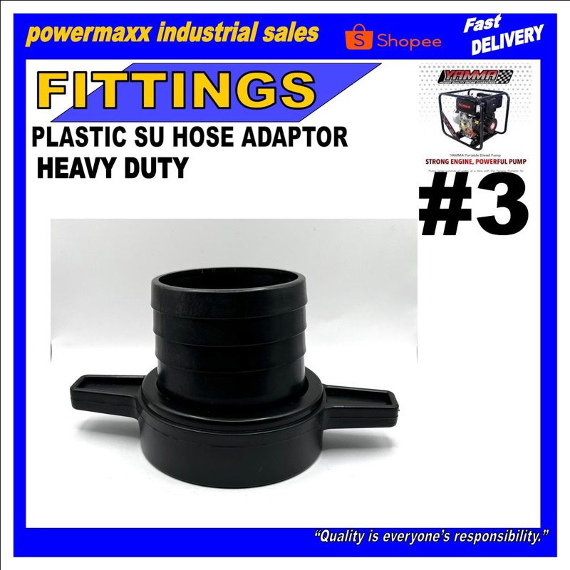 HOSE ADAPTOR FOR WATER PUMP #3 (Plastic) | Shopee Philippines
