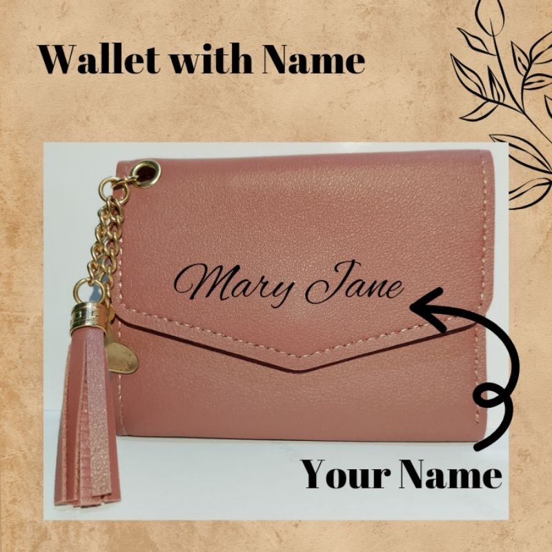 Personalized Laser Engrave Wallet for Woman/Wallet for Woman/Gift ...