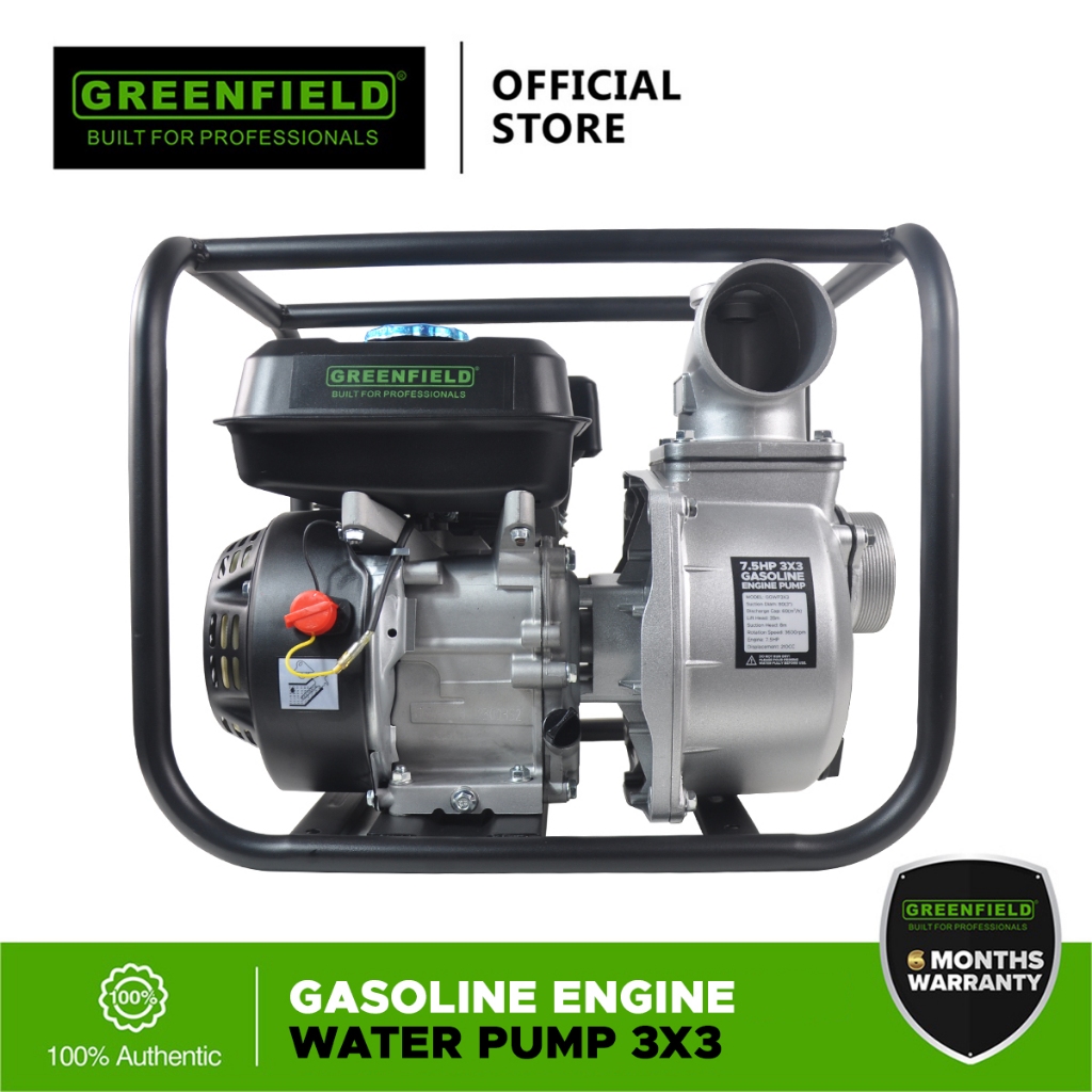 Greenfield MAC Gasoline Engine Pump 3X3 Water Pumps | Shopee Philippines