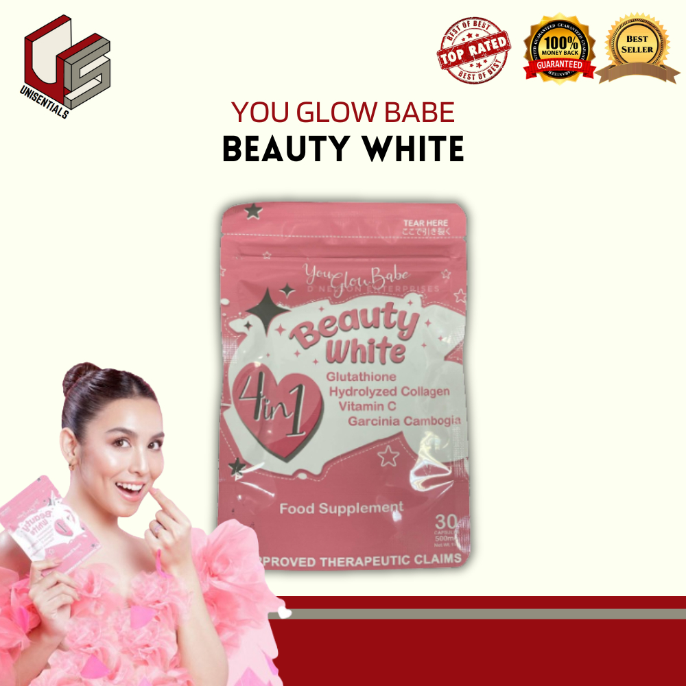 Beauty White Glutathione Capsule Supplement | Whitening & Slimming with Collagen by YOU GLOW ...