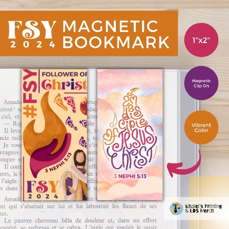 FSY 2024 inspired magnetic bookmark | Shopee Philippines