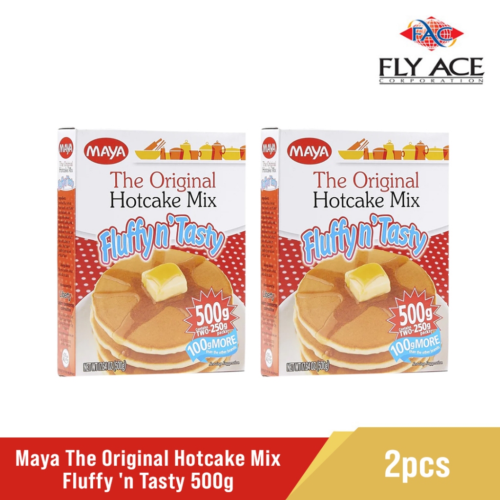 Maya The Original Hotcake Mix Fluffy 'n Tasty 500g x2 | Shopee Philippines