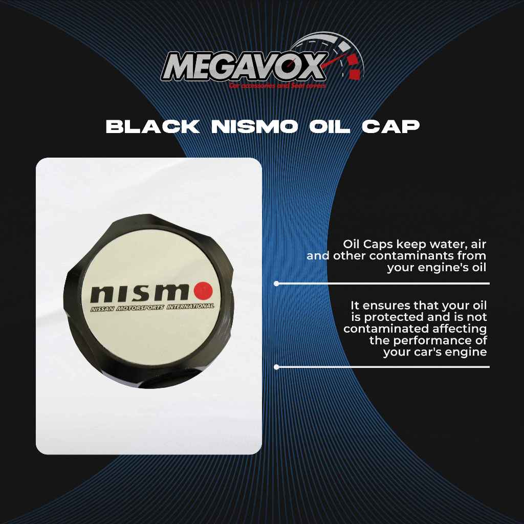 Black Nismo Engine Oil Cap | Shopee Philippines