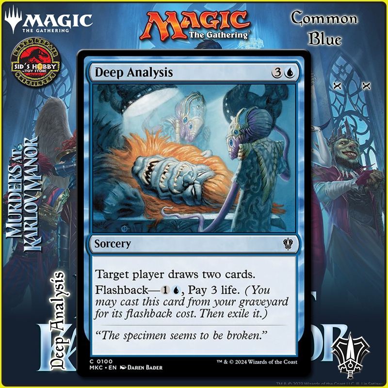 Deep Analysis x x Revenant Recon Blue Common MKC MTG | Shopee Philippines