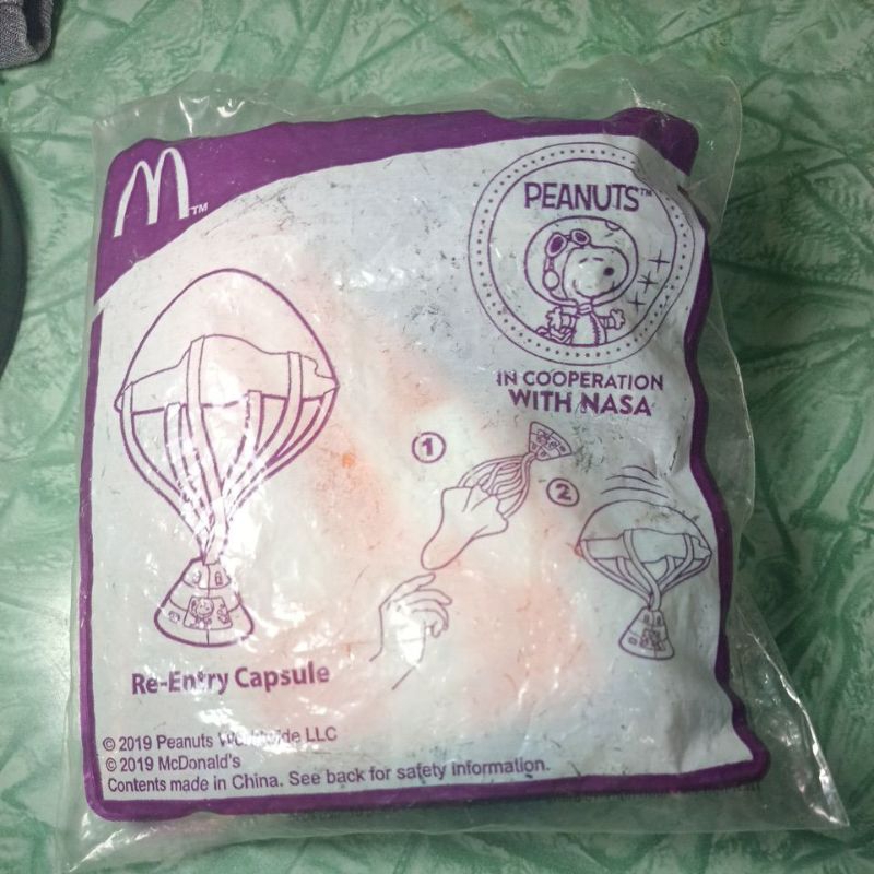 McDonald's Mcdo Happy Meal Re Entry Capsules Peanuts In Cooperation ...