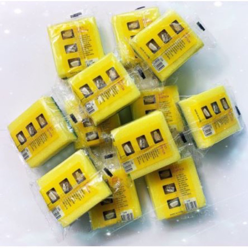 NOT BRANDED 12pieces small dishwashing sponge magic wipe household ...