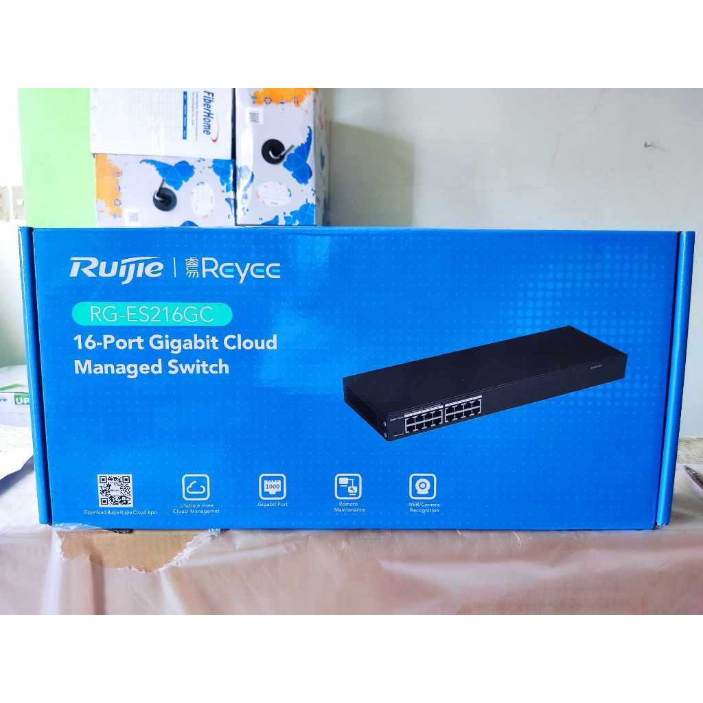 Ruijie | RG-ES216GC V2 | 16-Port Gigabit Smart Cloud Mananged Non-PoE ...