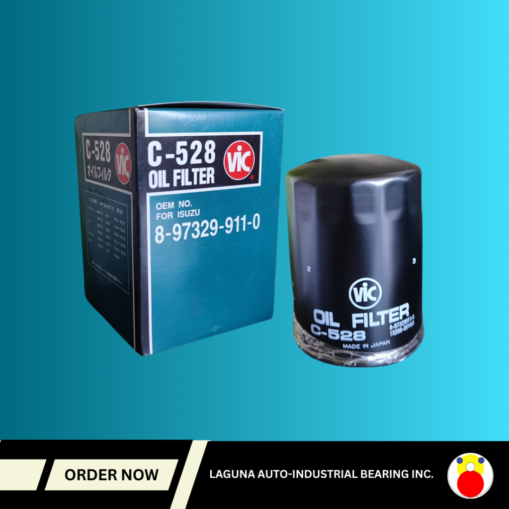 VIC Oil Filter C-528 for Isuzu NHR (4JG2), Isuzu 4JB1, 4JG2 | Shopee ...
