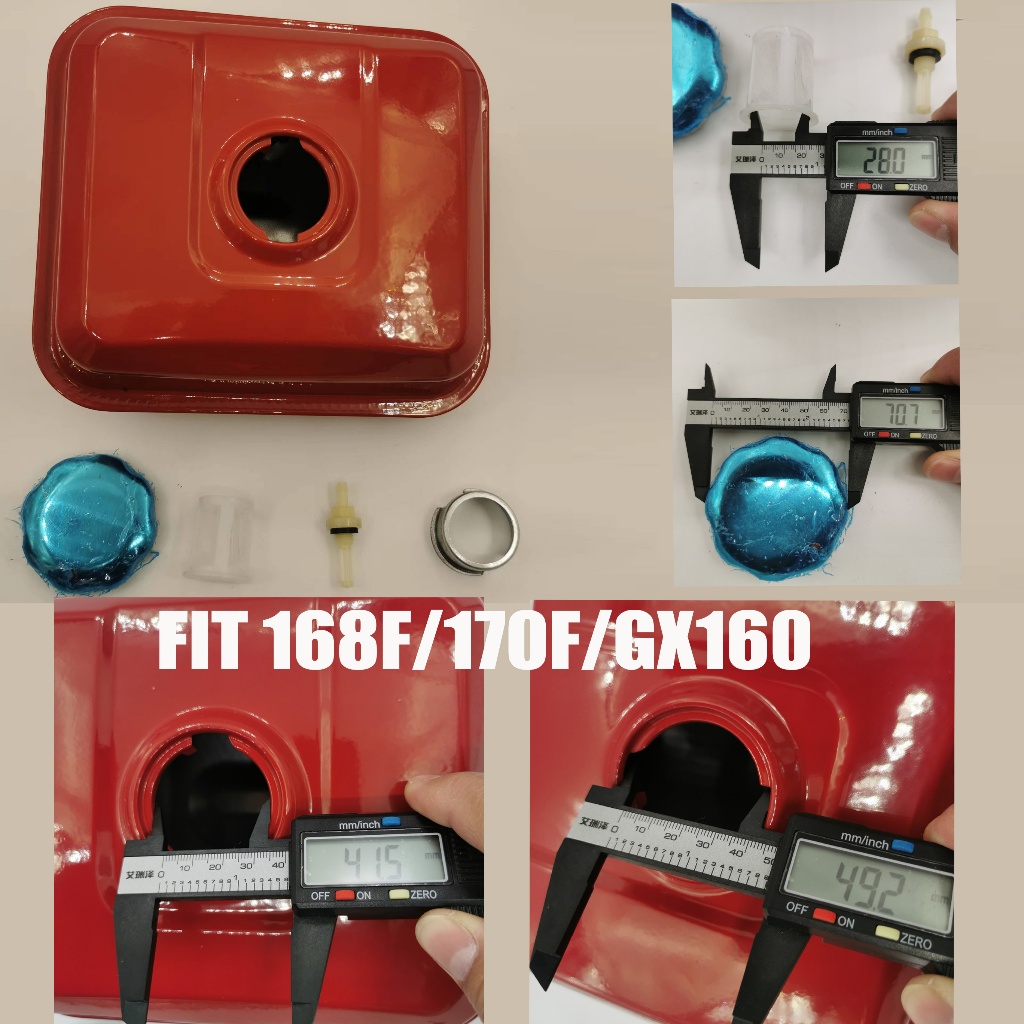 Fuel Tank Assembly GX160 168F 170F Gasoline Engine/ Water Pump With ...