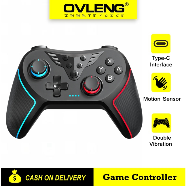 Ovleng T-43 Wireless Bluetooth Gamepad Gaming Controller For Pc And ...
