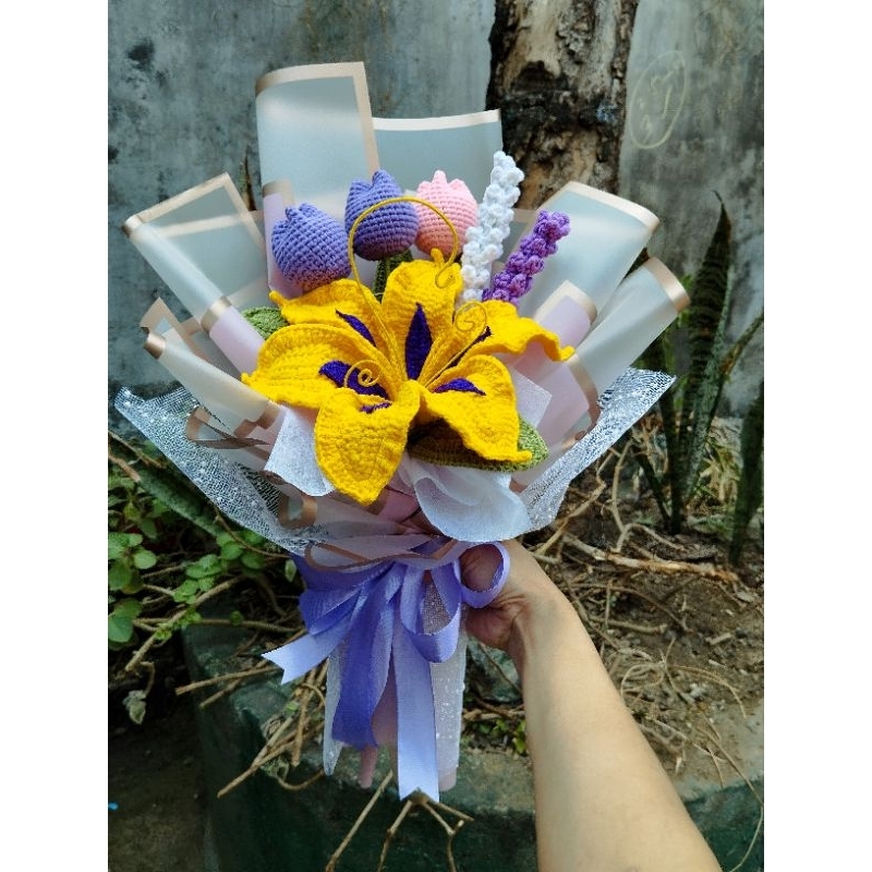 Sundrop Crochet Flower with Tulips | Shopee Philippines