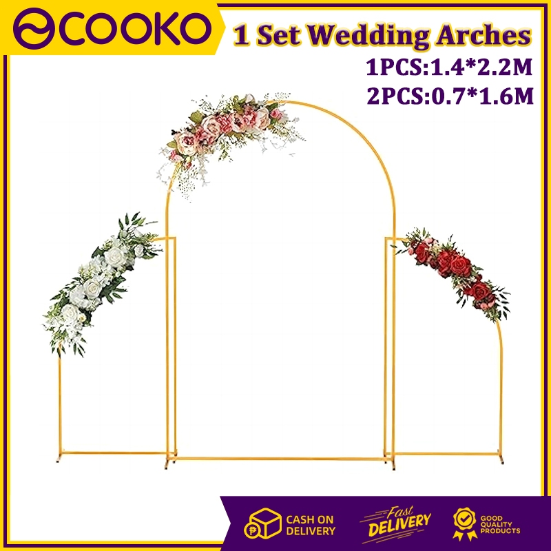 Wedding Arch Iron Pipe Flower Stand Background Ornaments Decorative ...