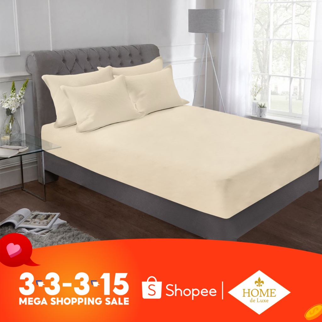 [3in1 Bedsheet Set]Earth Collection -Home de Luxe, Light Airy Soft Flax ...