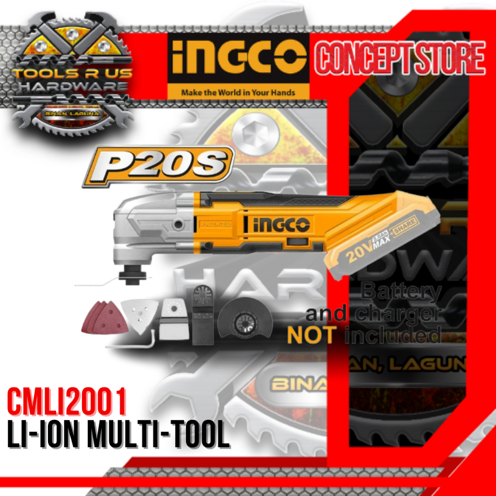INGCO LIT-ION MULTI-TOOL 20V CMLI2001 | CORDLESS TOOLS | BINAN, LAGUNA ...