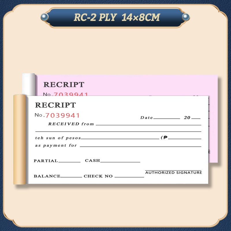 3 Ply Delivery Receipt Resibo Carbonized Receipt With Carbon Paper ...