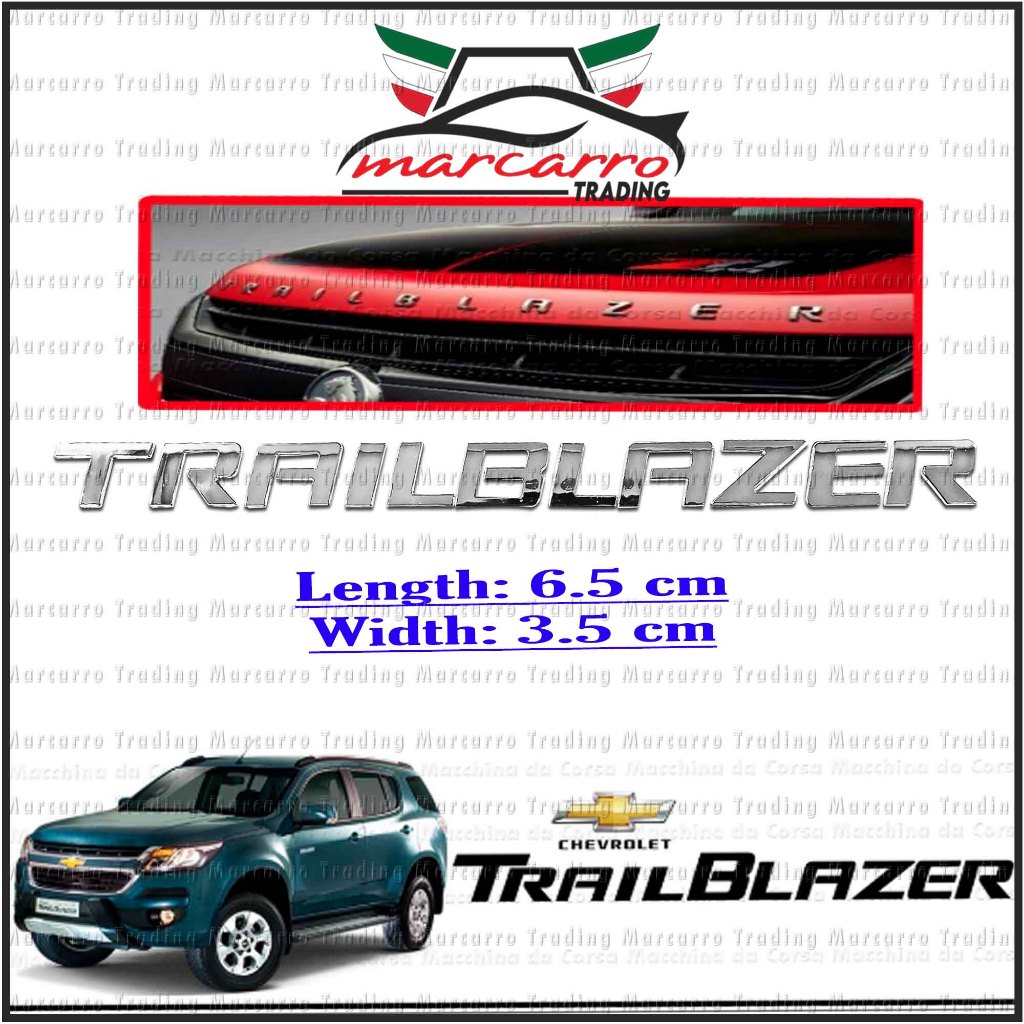 Chevrolet Trailblazer / Chevrolet Trail blazer Hood Emblem (Chrome ...