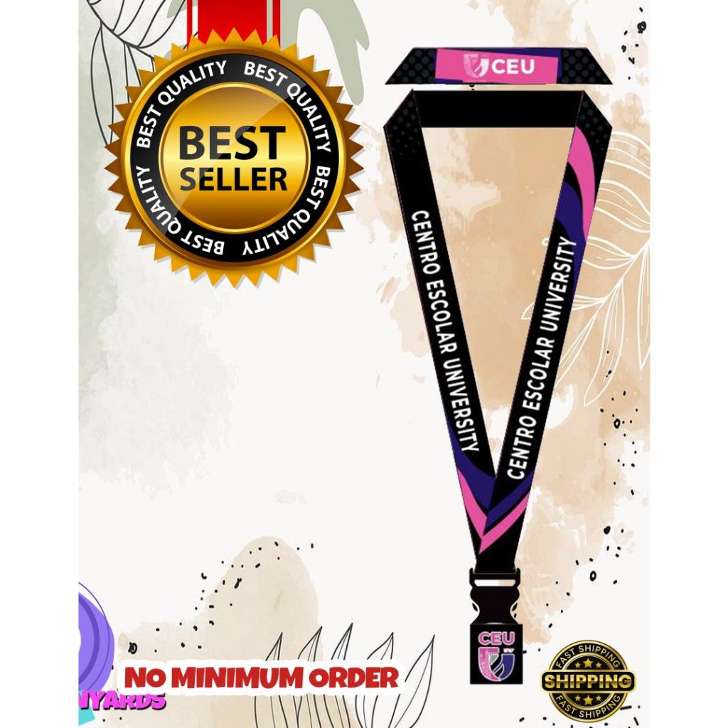 CEU | Centro Escolar University Black Lanyard Sling Id Lace | Shopee ...