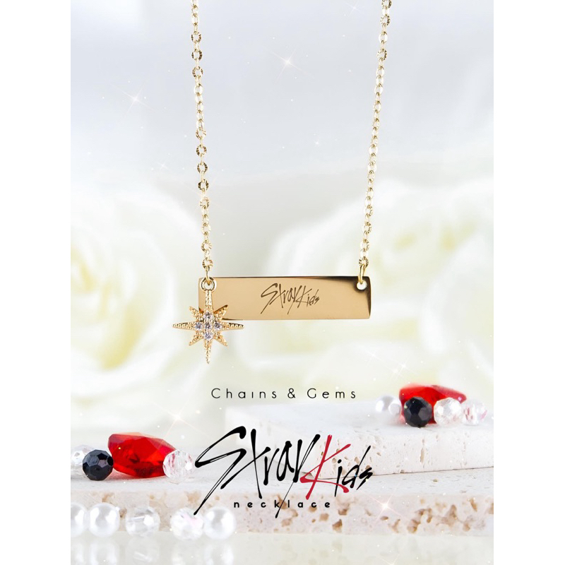 KPOP | SKZ Inspired Necklaces | NO Box Included | Chains & Gems ...