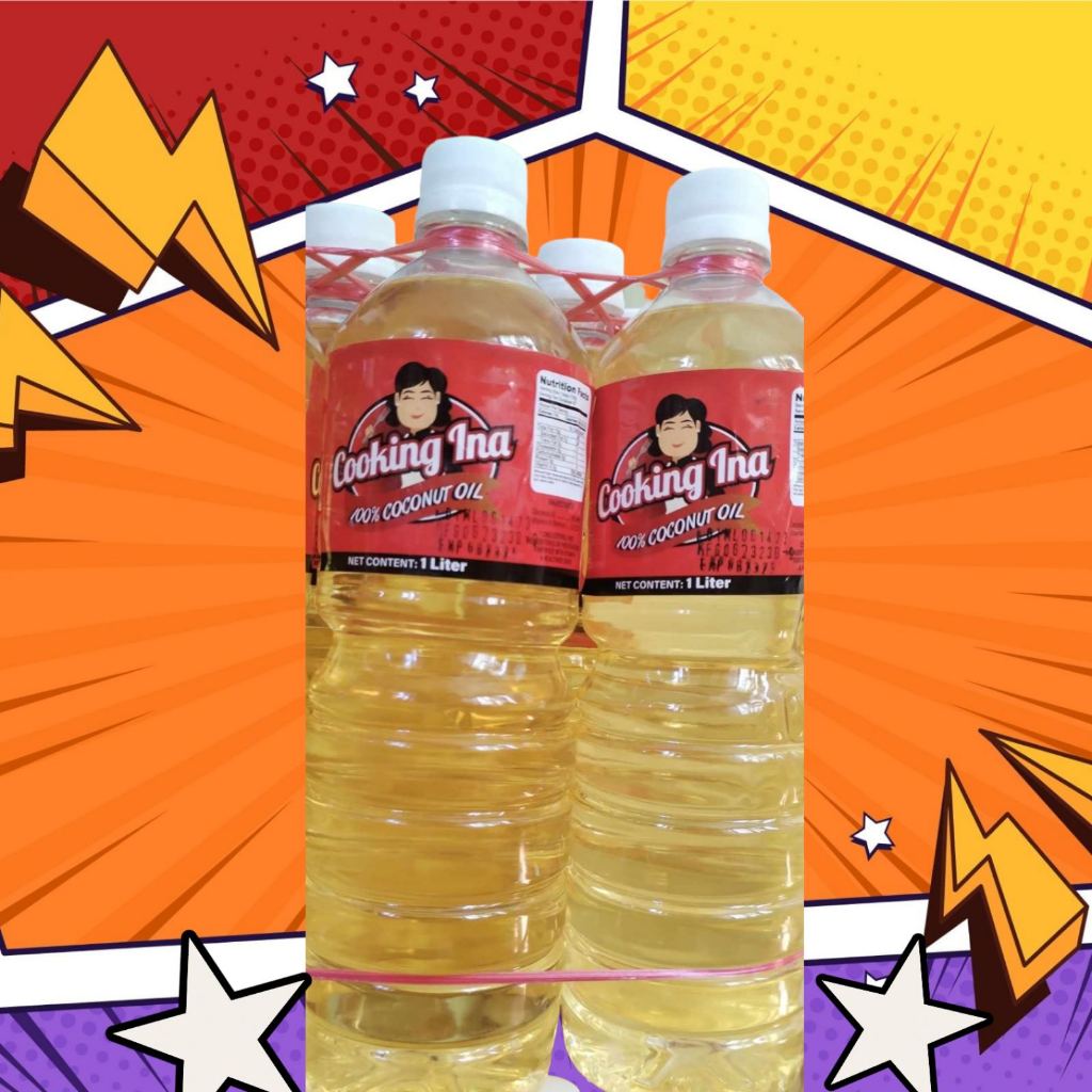 Cooking Ina Coconut Oil 1L | Shopee Philippines