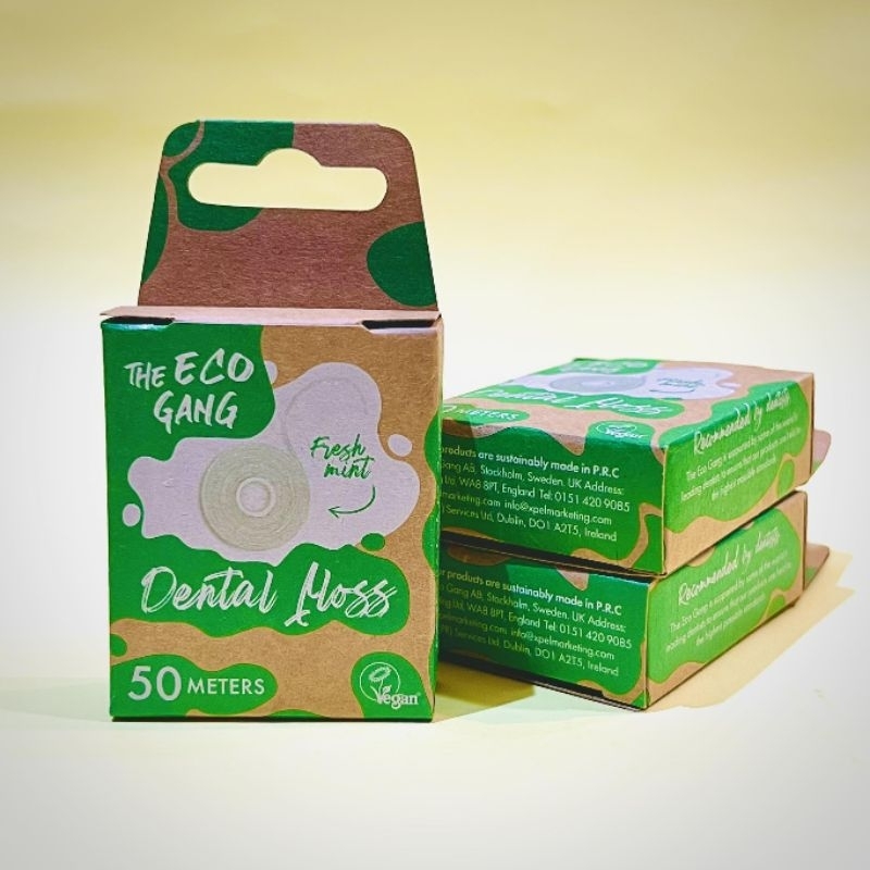 Dental Floss Eco Gang 50m fresh mint | Shopee Philippines