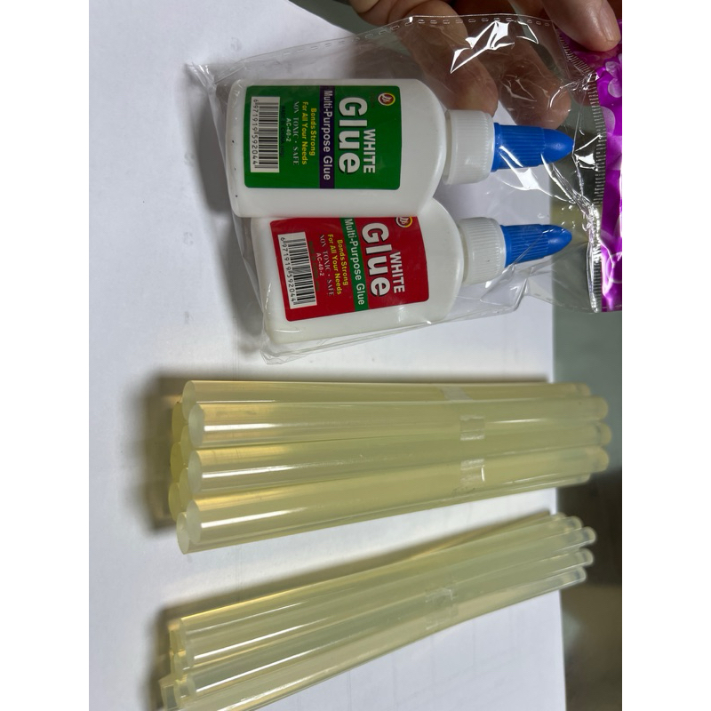 Glue White 1+1 Non toxic, Stick Glue for gun Sm 10, Stick Glue for gun ...