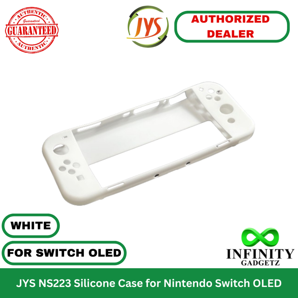 JYS NS223 Silicone Case for NSW Nintendo Switch OLED White | Shopee ...
