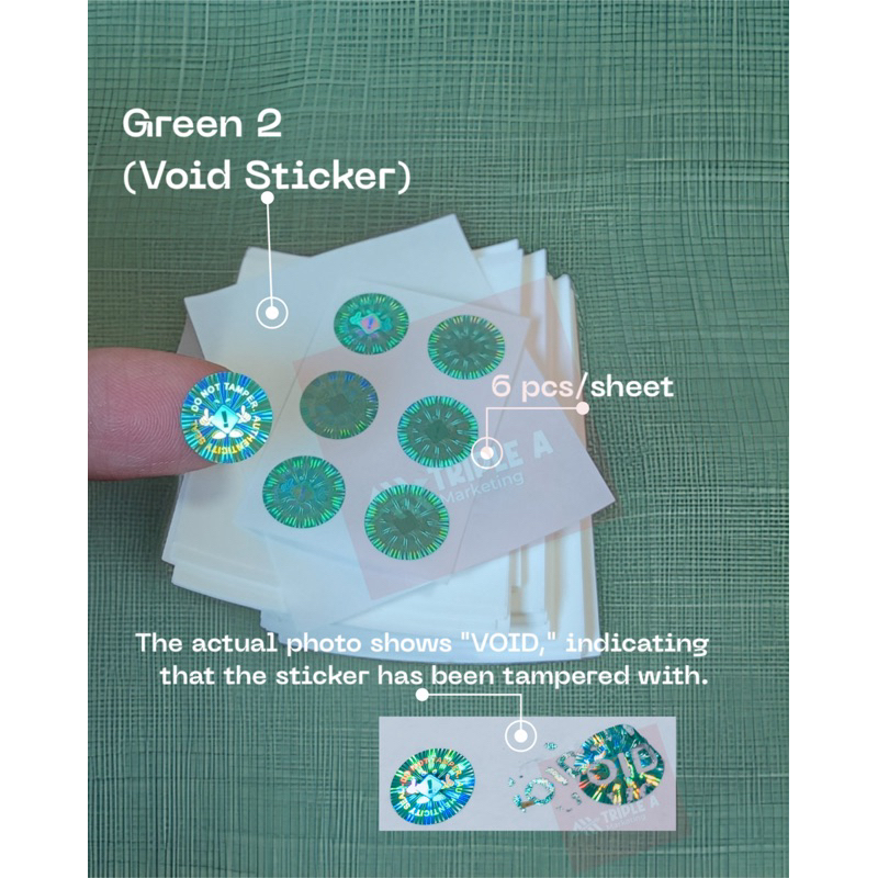 Credit/Debit Card CVV Security Seal Label Protection With Void and ...