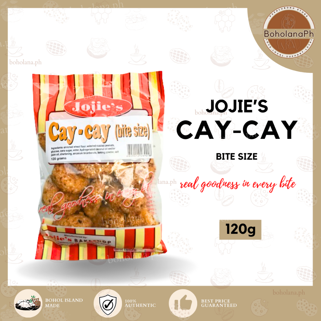Cay-Cay Bite size by Jojie's Bakeshop/ Bohol Local Snacks Delicacy [120 ...
