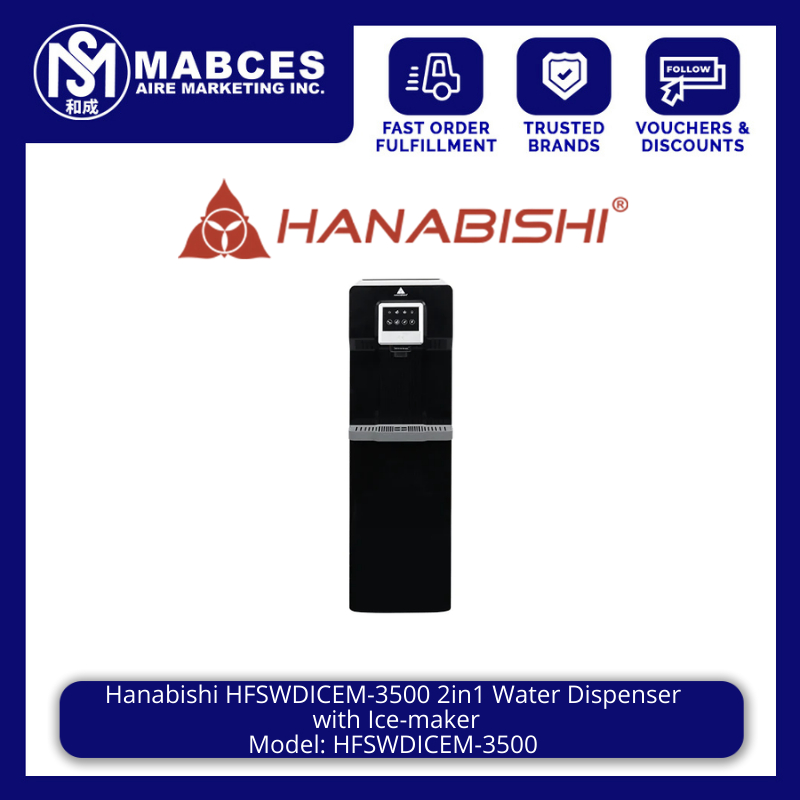 Hanabishi HFSWDICEM-3500 2in1 Water Dispenser with Ice-maker | Shopee ...
