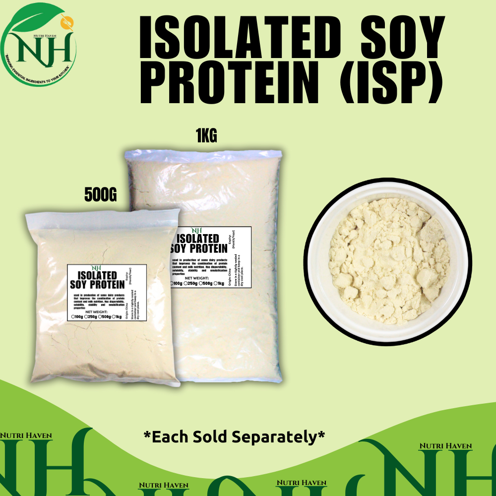 NutriHaven ISOLATED SOY PROTEIN (ISP) bulk 500g and 1kg | Shopee Philippines