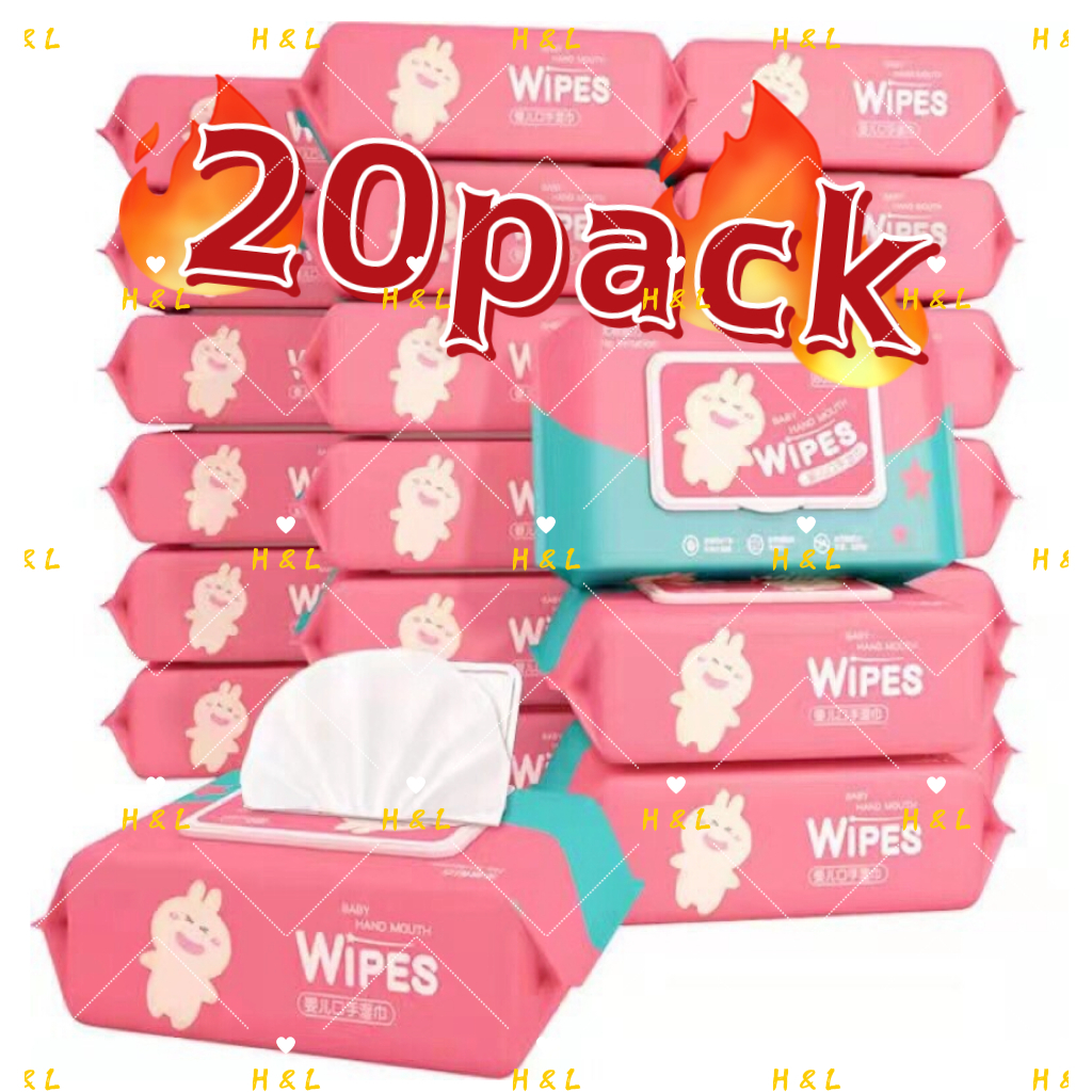 5pack and 10pack Organic Baby Wipes 80 Pcs Water Hypoallergenic (Non ...