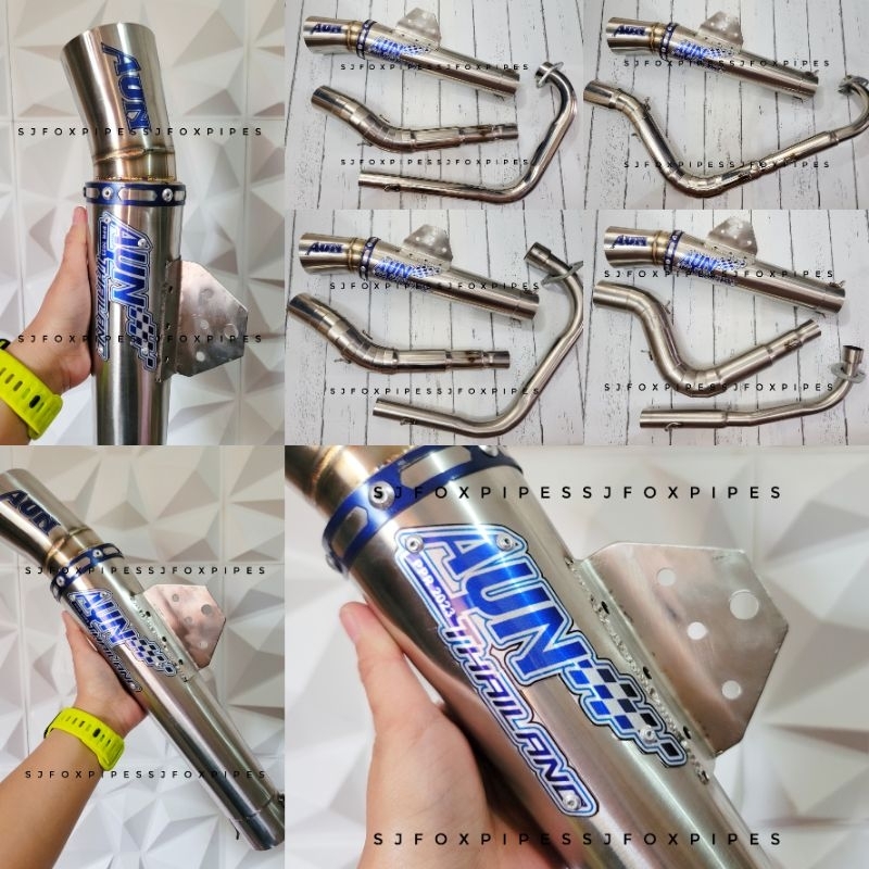OPEN PIPE AUN MOTORCYCLE EXHAUST | Shopee Philippines