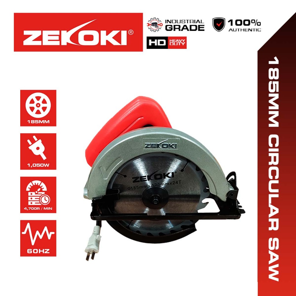 Zekoki 185mm Circular Saw ZKK-1050RC | Shopee Philippines